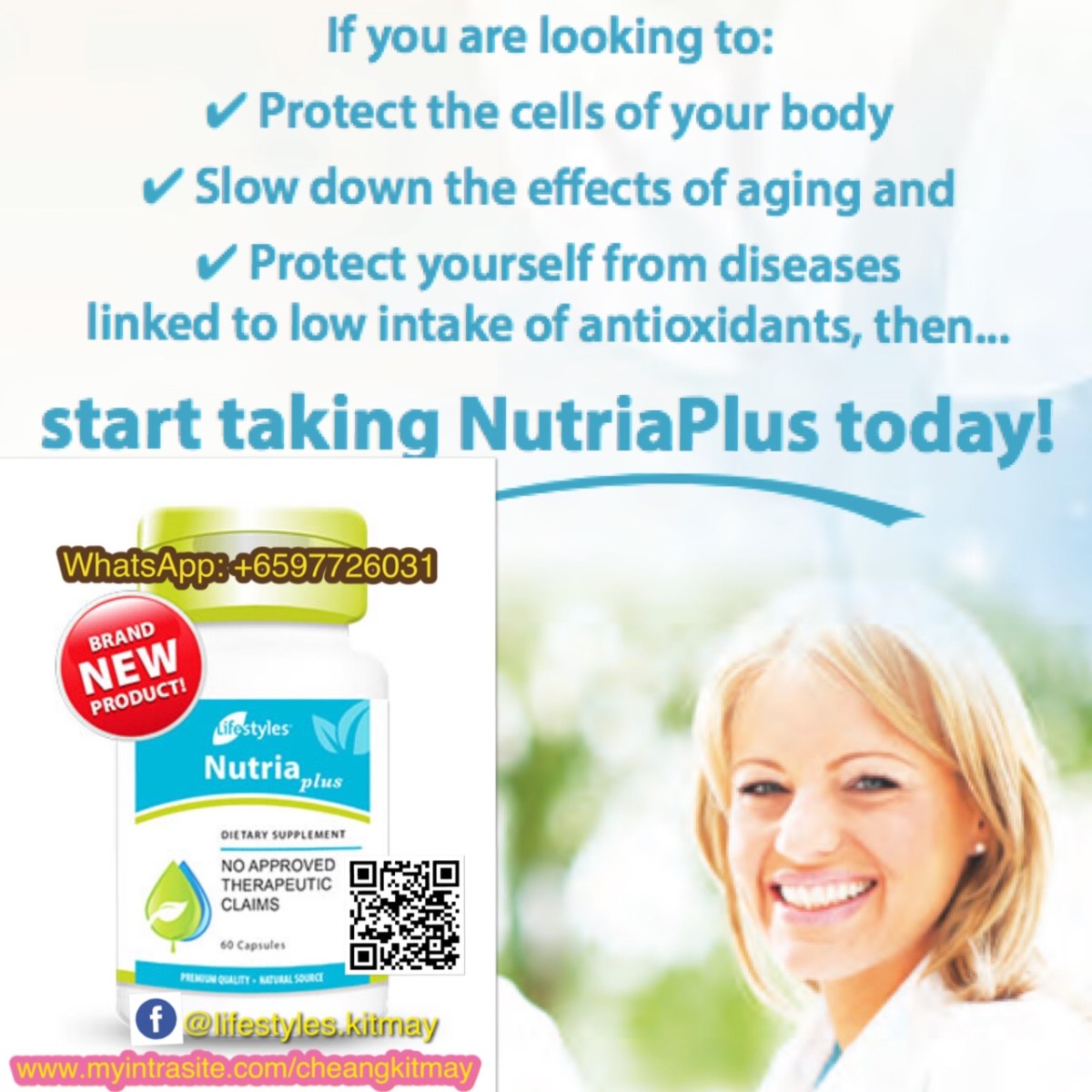 Lifestyles Canada NEW Product – NutriaPlus – lifestyles.kitmay